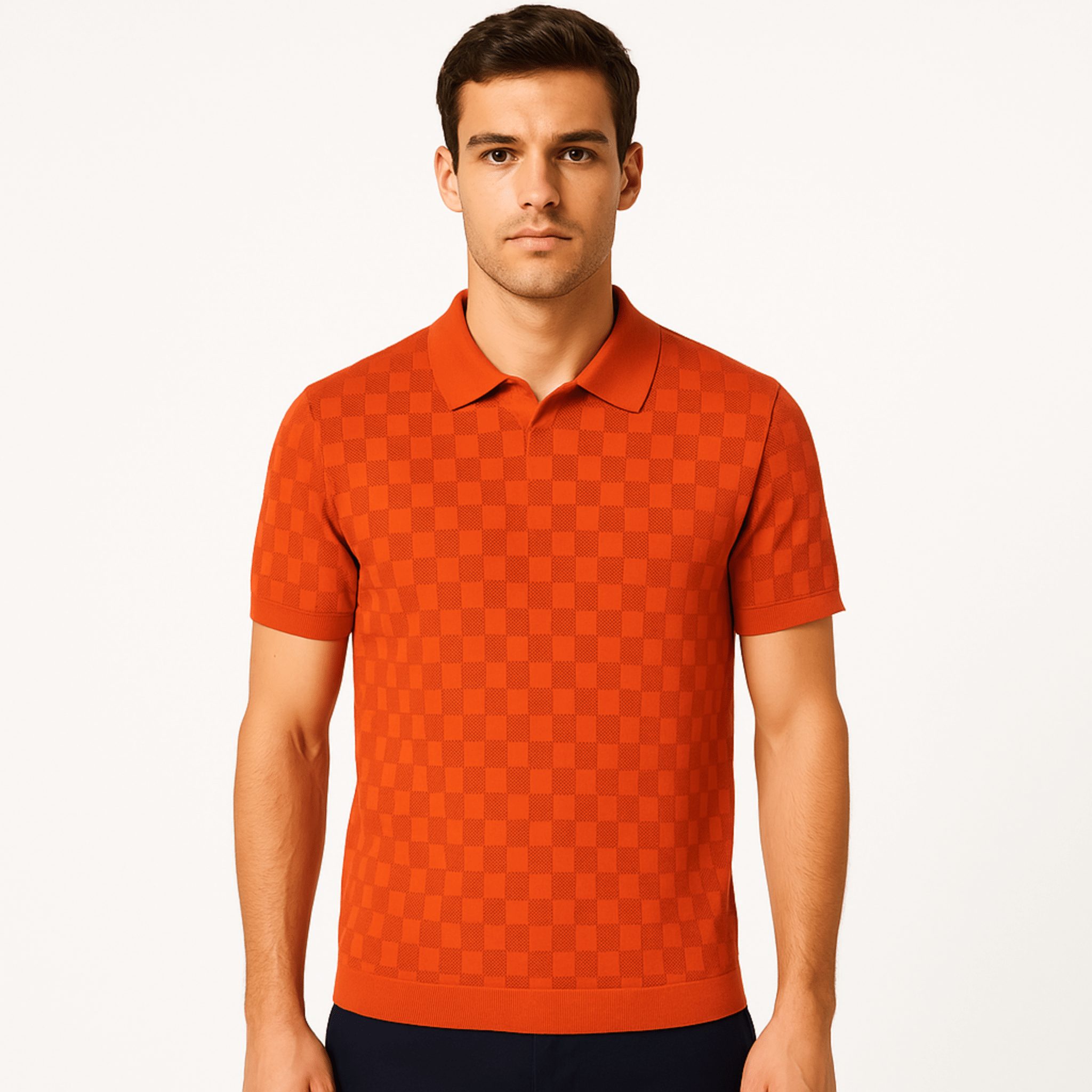 Plaid Ice Silk Polo Shirt – Weston & Finch